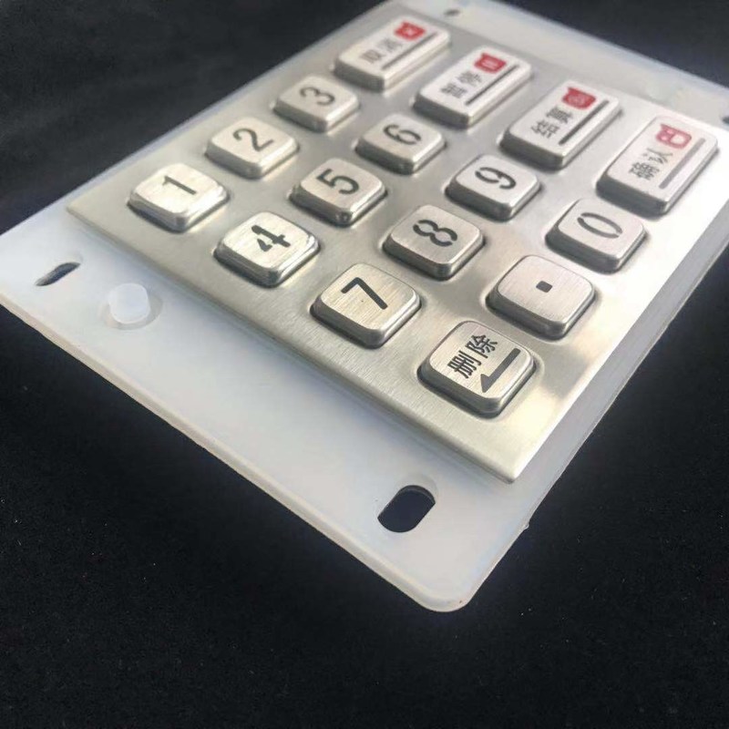 Ip67 Waterproof Grade Backlit Numeric Keypad For Self Service Car ...