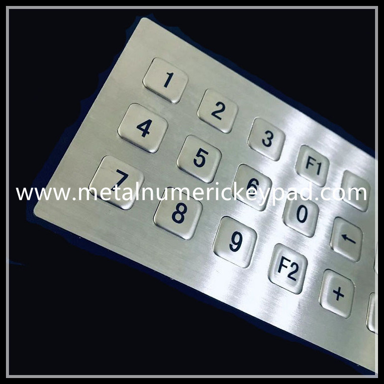 Stainless Steel 21 Key 3x7 Matrix Industrial Numeric Keypad