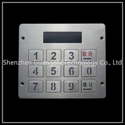 Stainless Steel Usb Numeric Keypad With Display , Digital Keyboard With ...