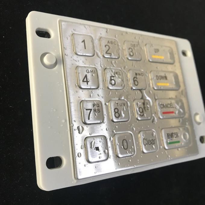 Weather Resistant Waterproof Keypad Sus 304 Stainless Steel With Rubber ...